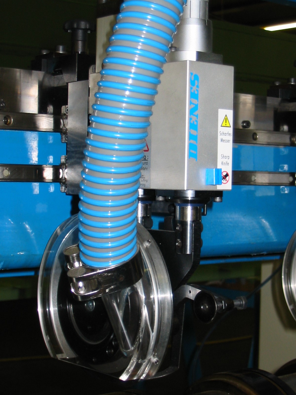 Additional option: Dust suction hood - DIENES