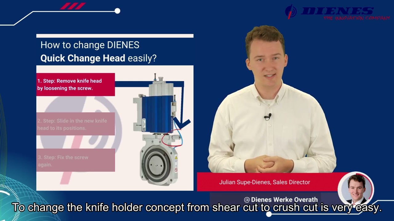 DIENES Video Series - 6th Episode - Knife Holder DS 4 with Quick Change Head - DIENES